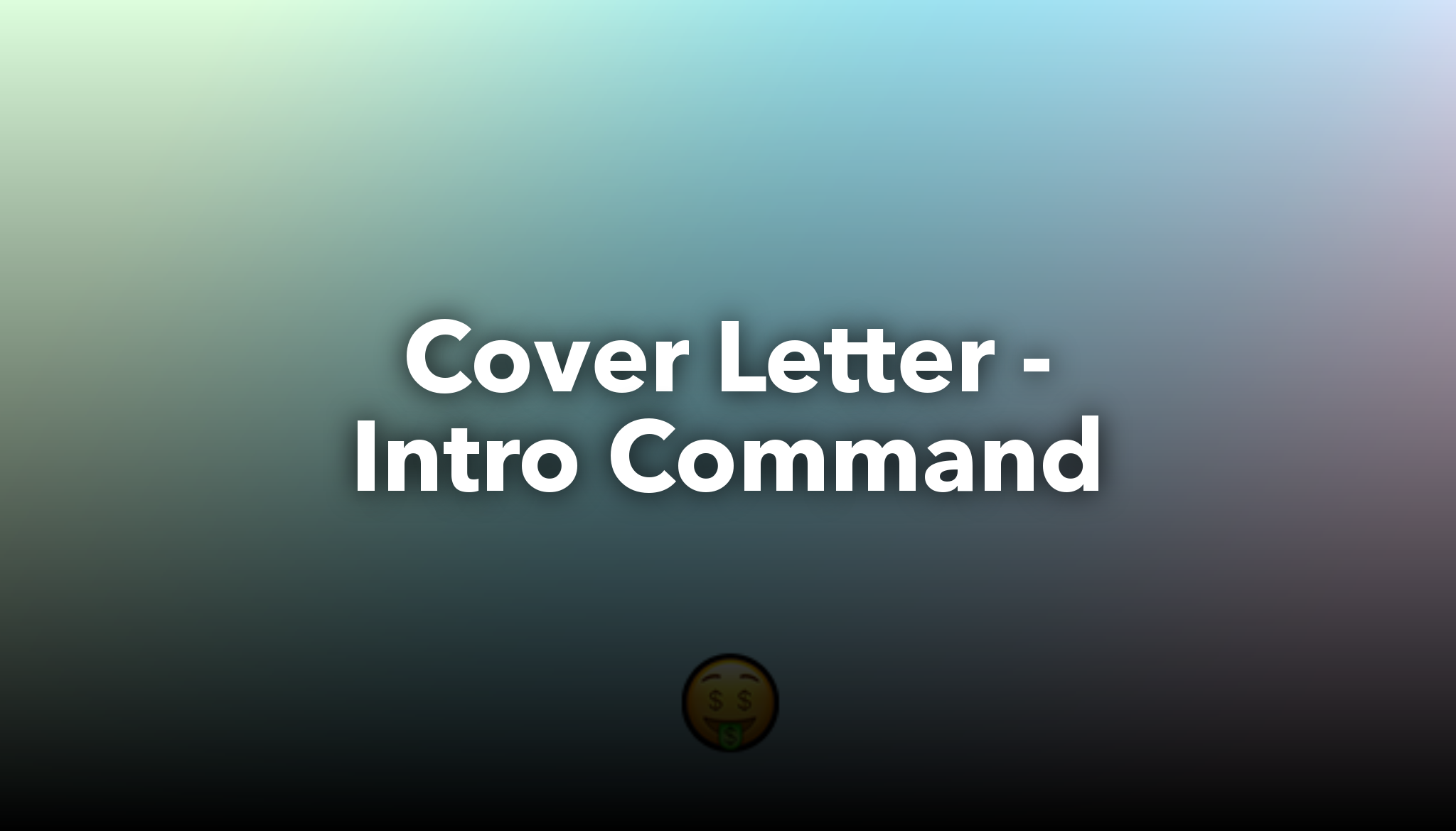 Cover Letter - Intro Command | nichesss