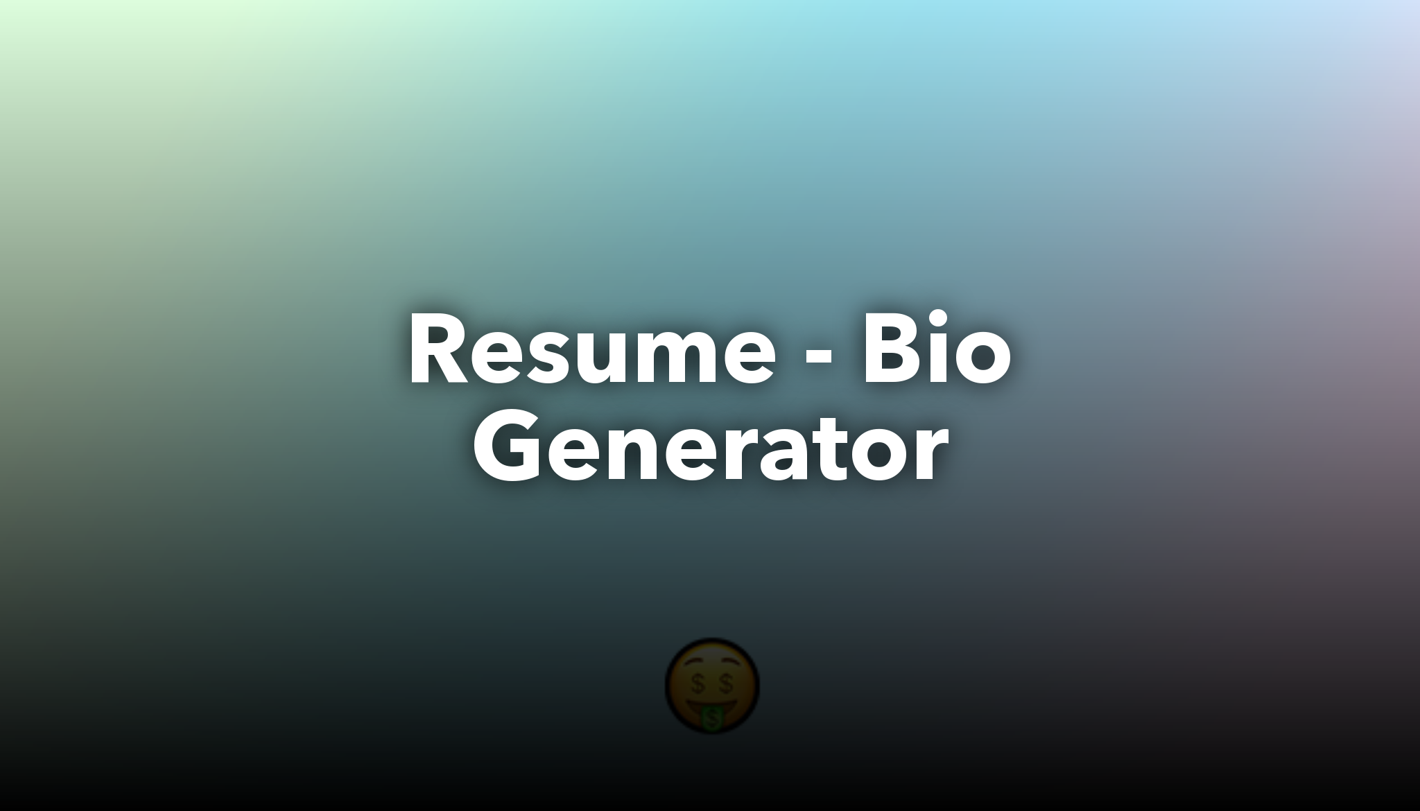 Resume - Bio Generator | nichesss