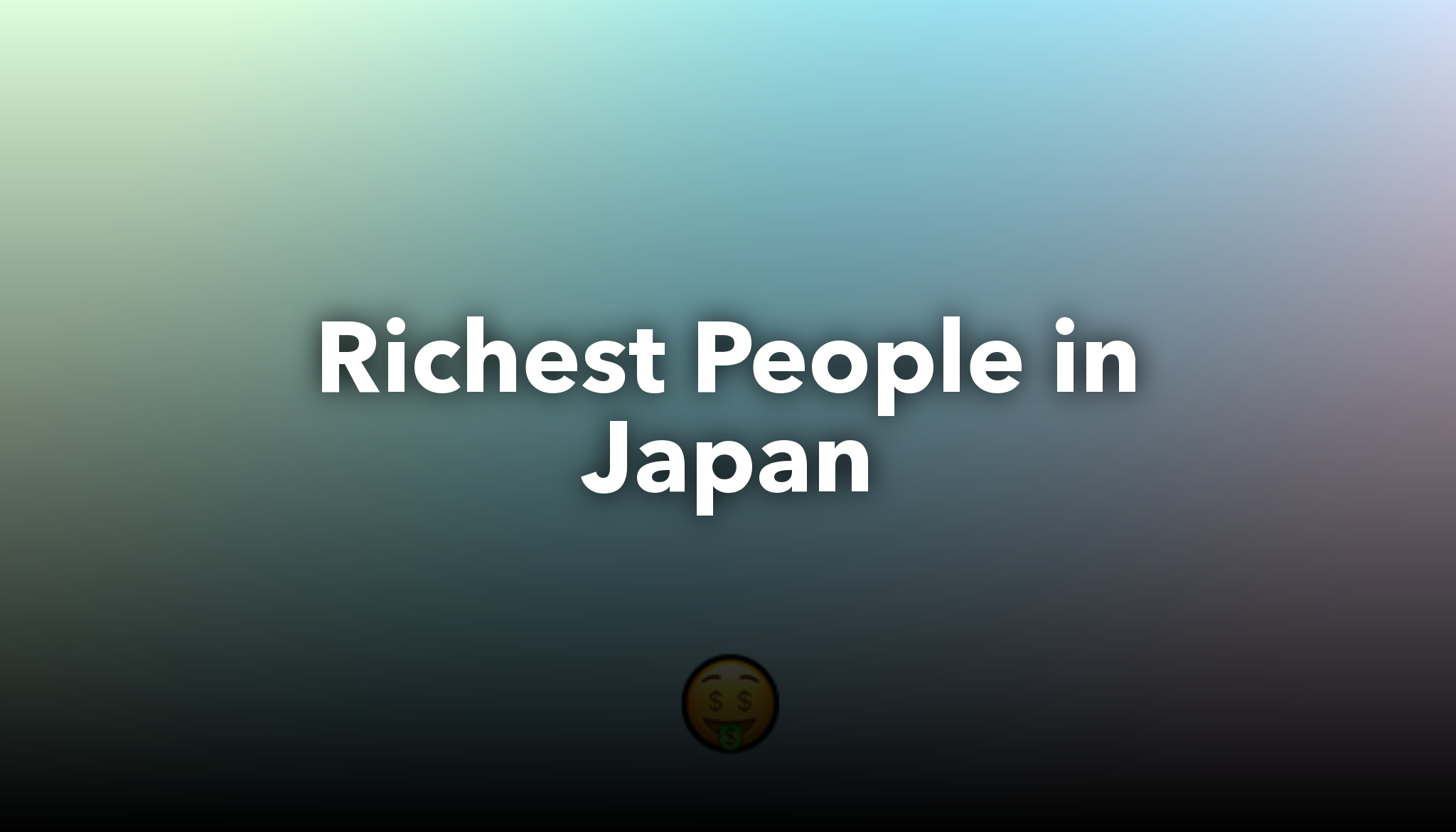 Richest People in Japan | nichesss