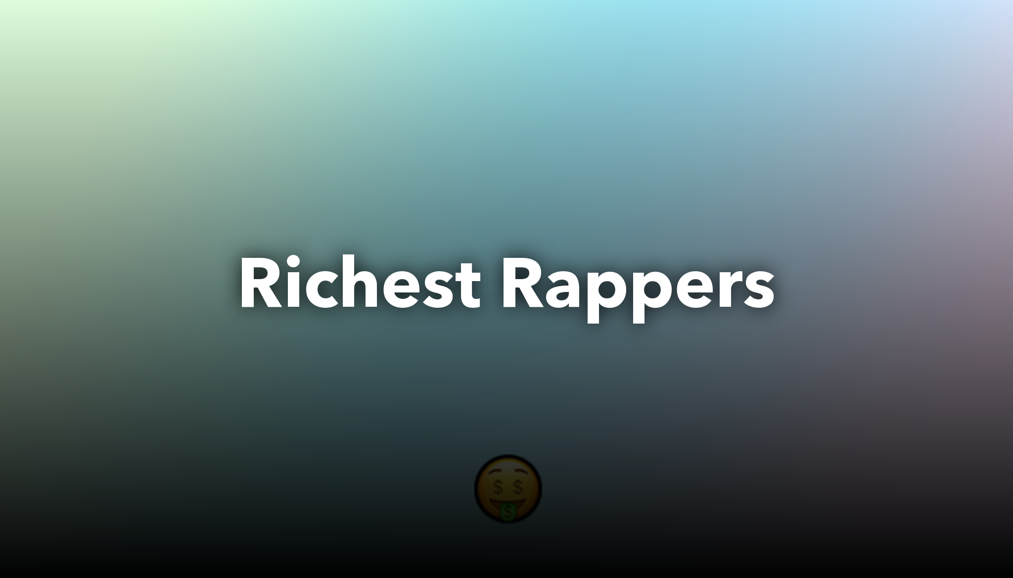 Richest Rappers | nichesss